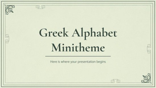 Free Greek-themed Google Slides and PowerPoint templates