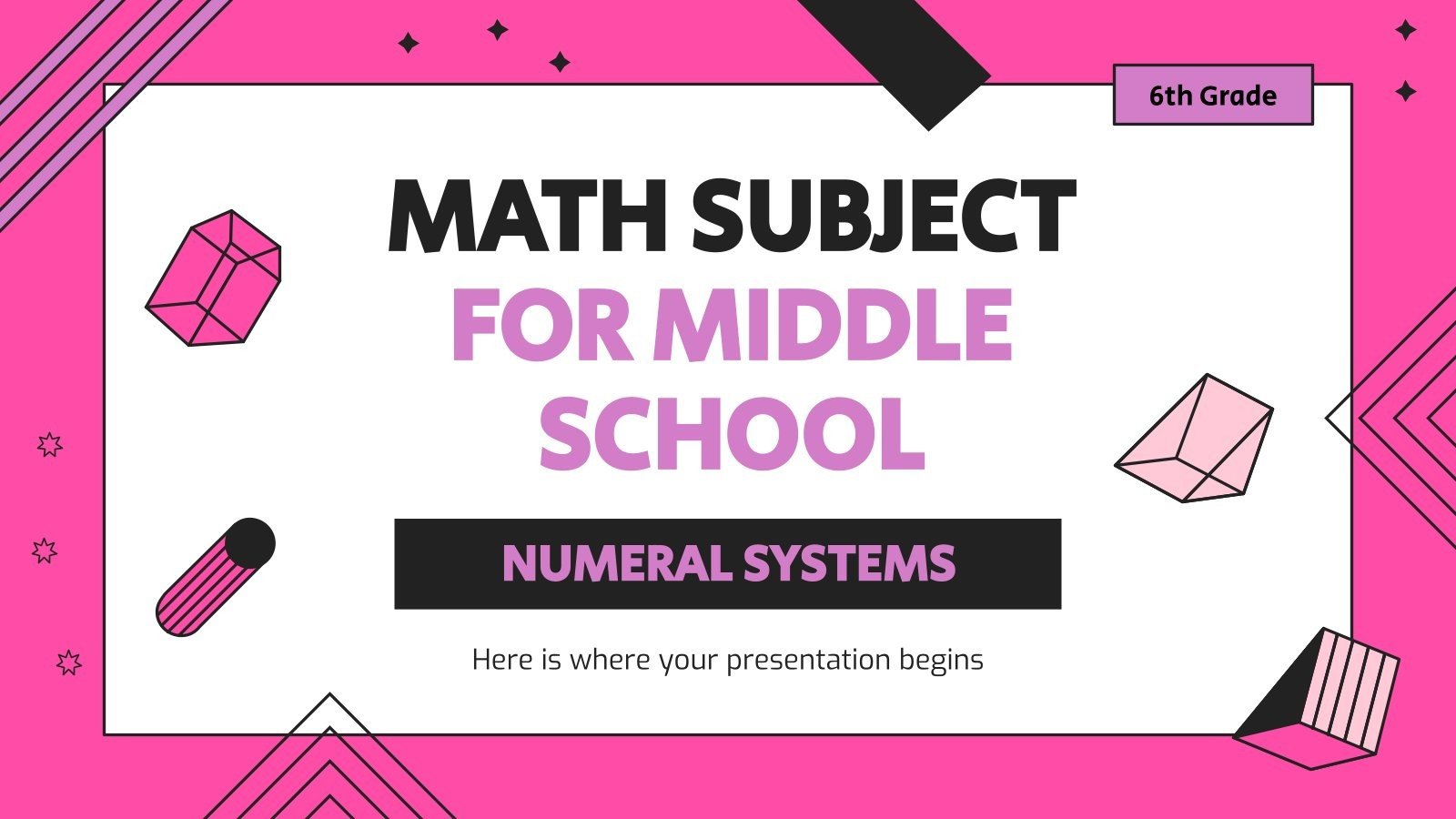 Math for Middle School: Numeral Systems | Google Slides & PPT