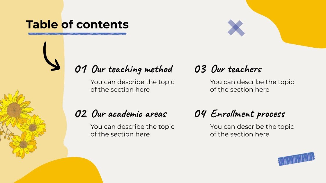 Artsy Aesthetic School Center | Google Slides & PowerPoint