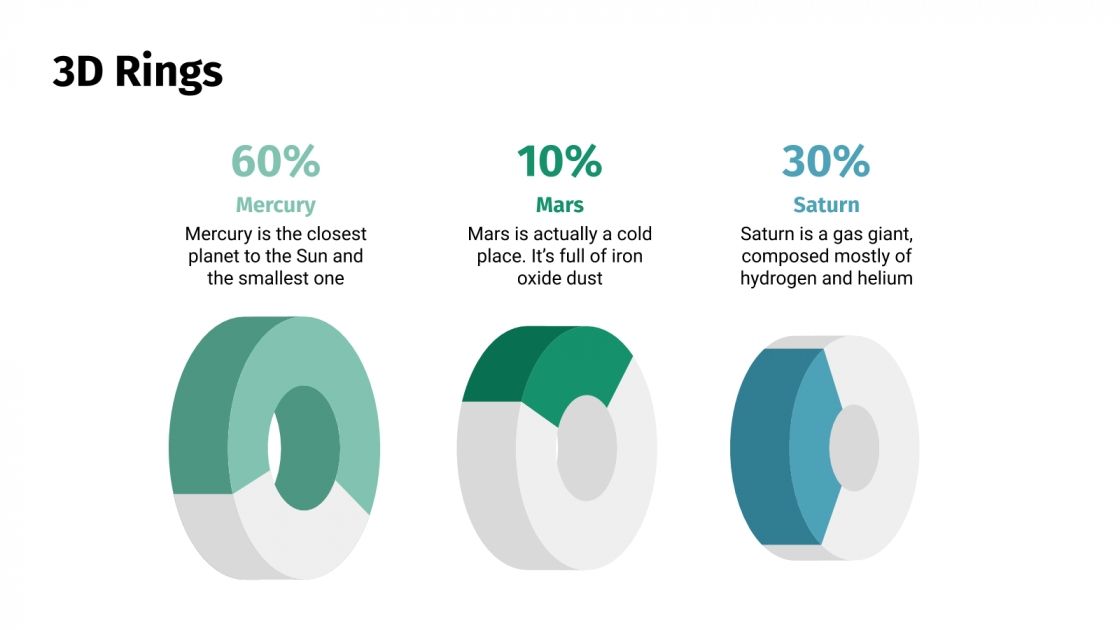 Free 3D Rings for Google Slides and PowerPoint