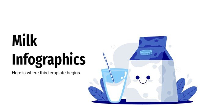 Free Google Slides and PPT Templates about Milk