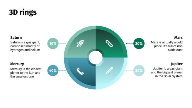 Free 3D Rings for Google Slides and PowerPoint