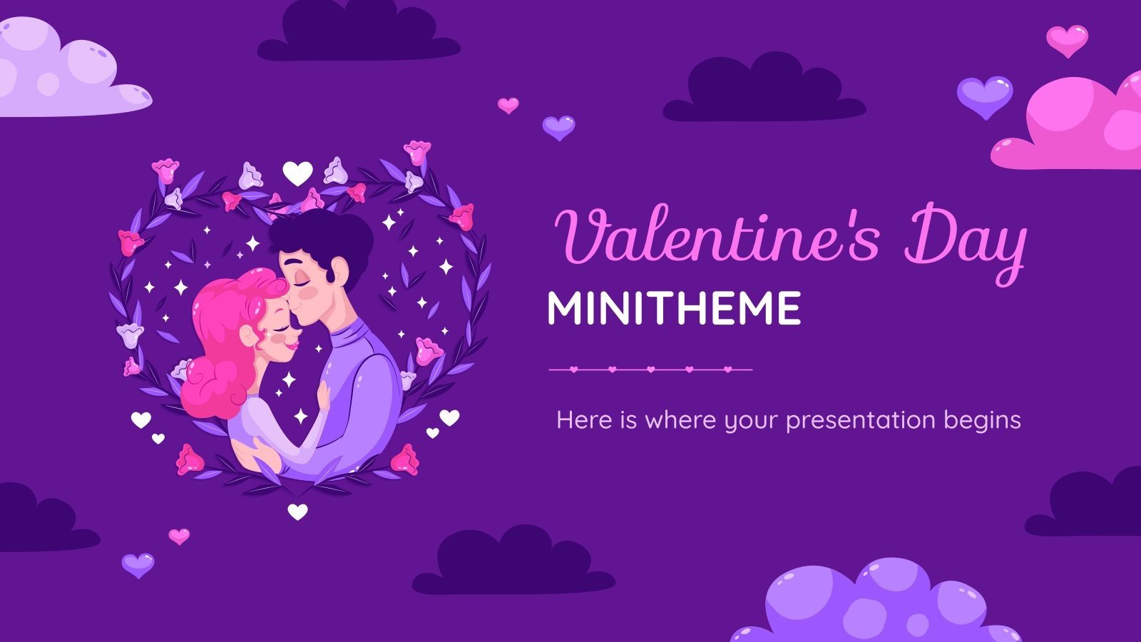 Plantillas gratis de Google Slides y PPT sobre San Valentín