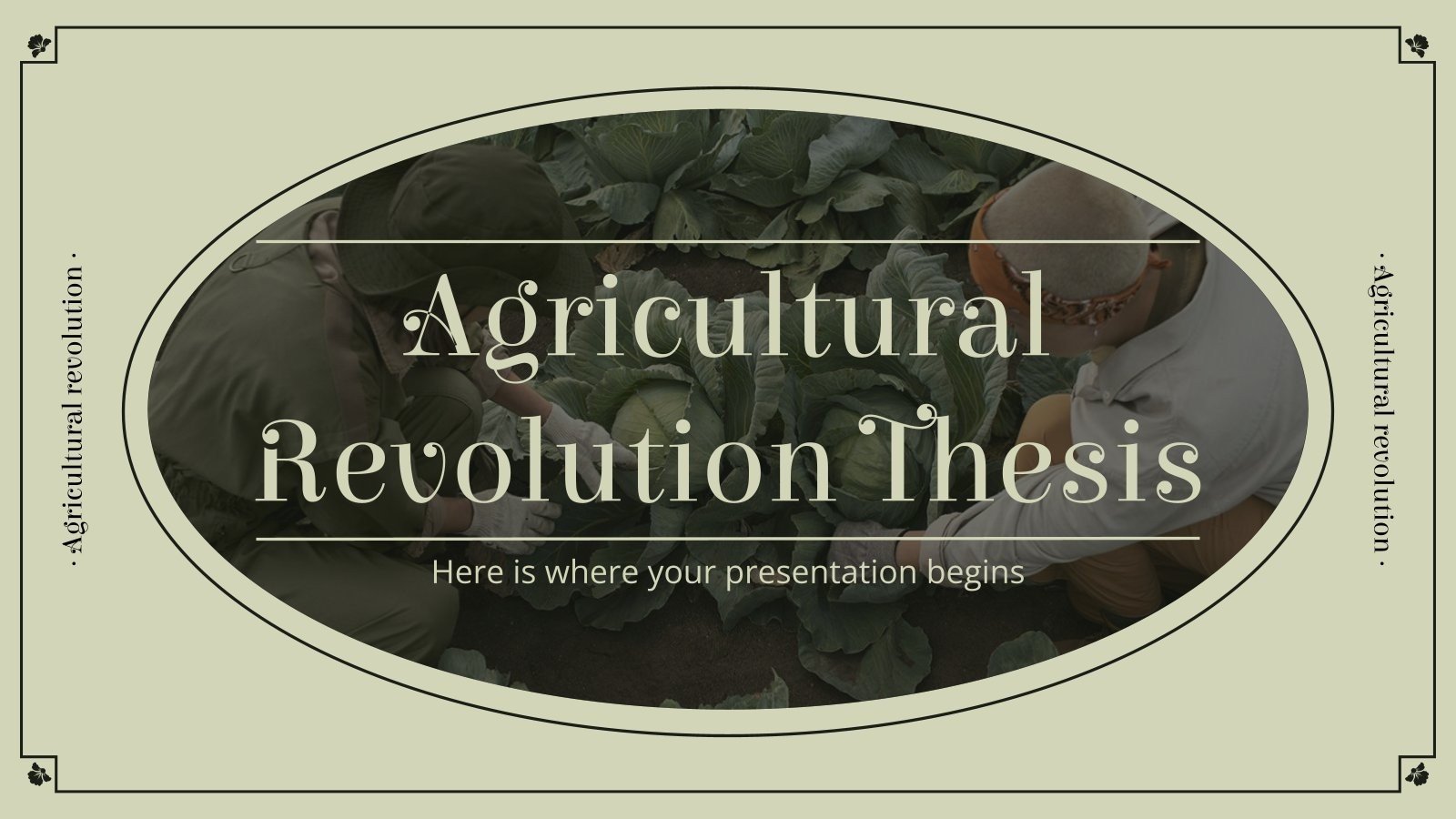 Agricultural Revolution Thesis | Google Slides & PPT