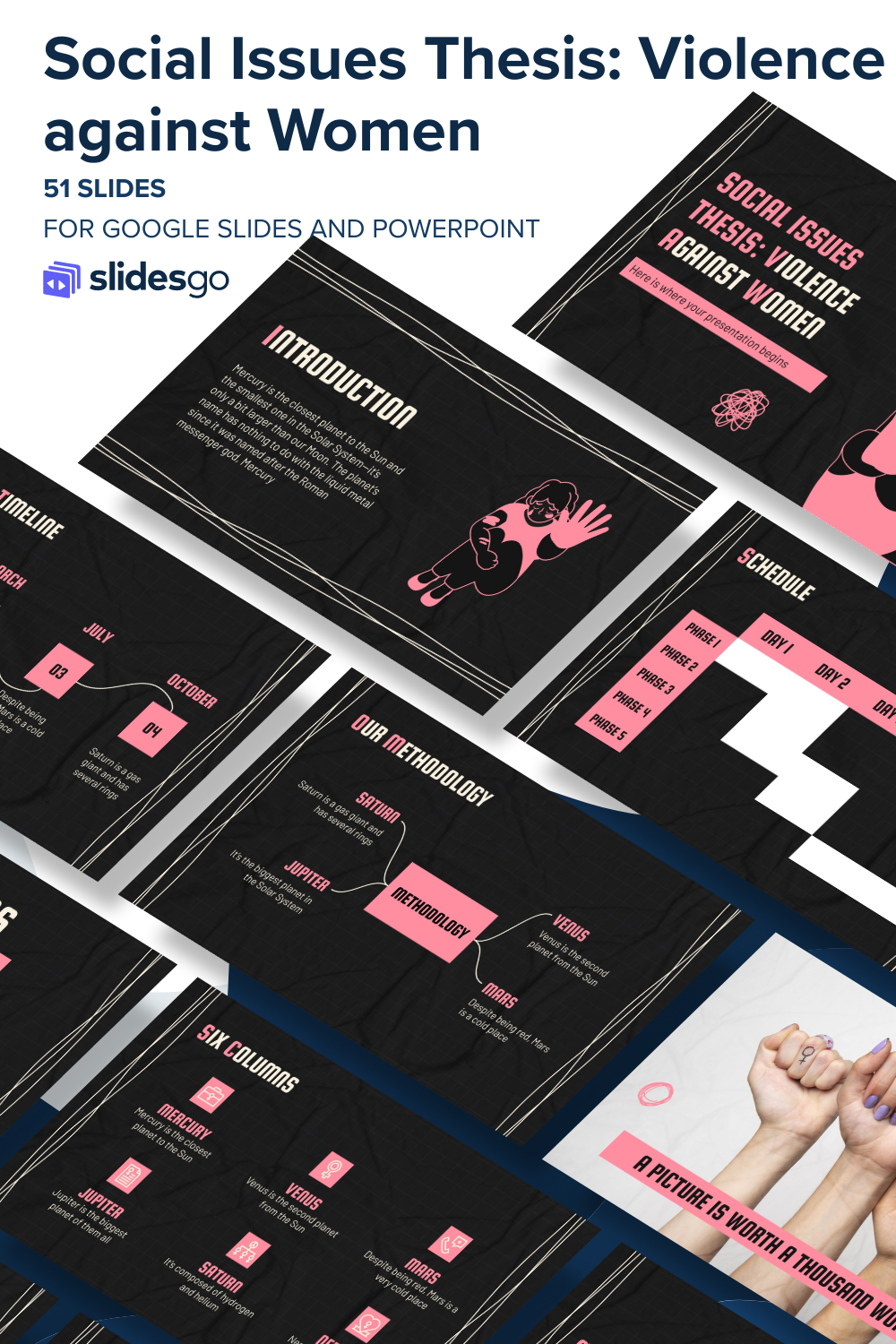 Violence against Women Thesis | Google Slides & PPT