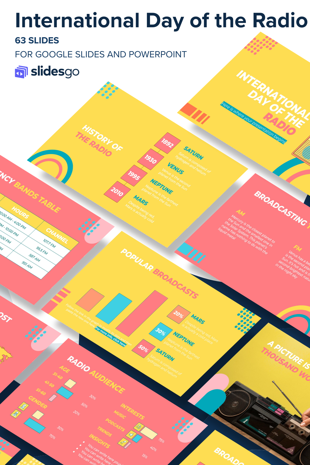 International Day of the Radio | Google Slides & PPT template