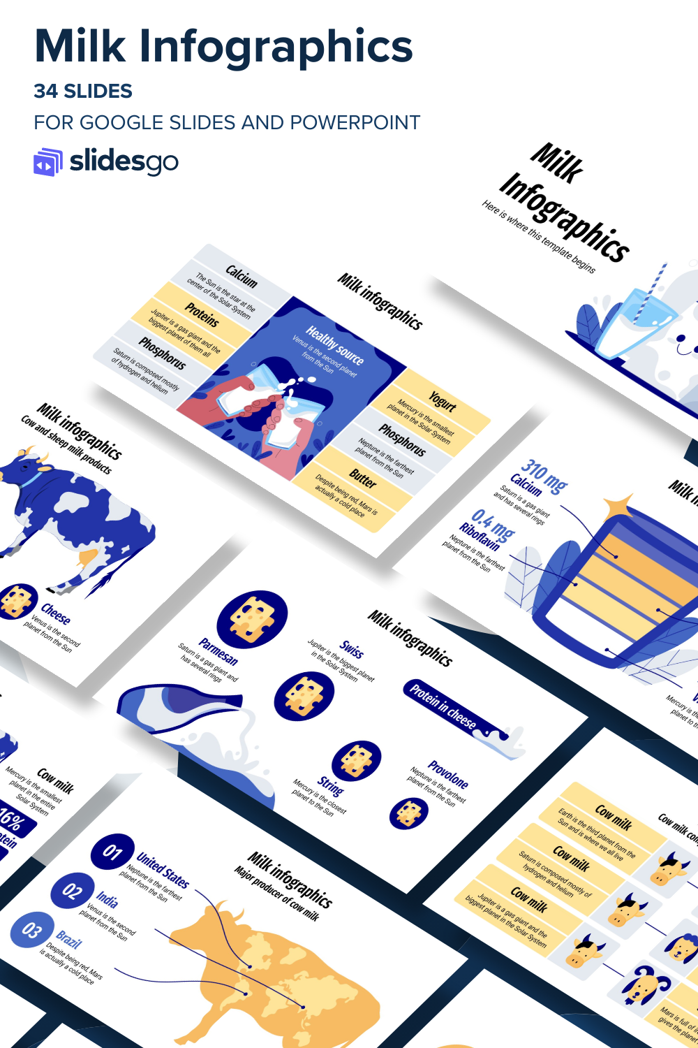 Milk Infographics | Google Slides & PowerPoint