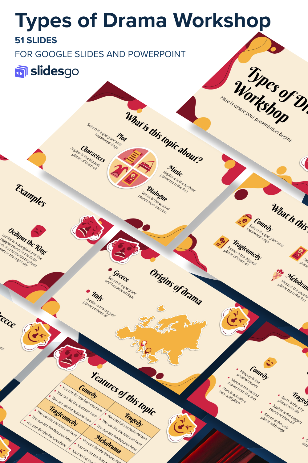 Types of Drama Workshop | Google Slides & PPT