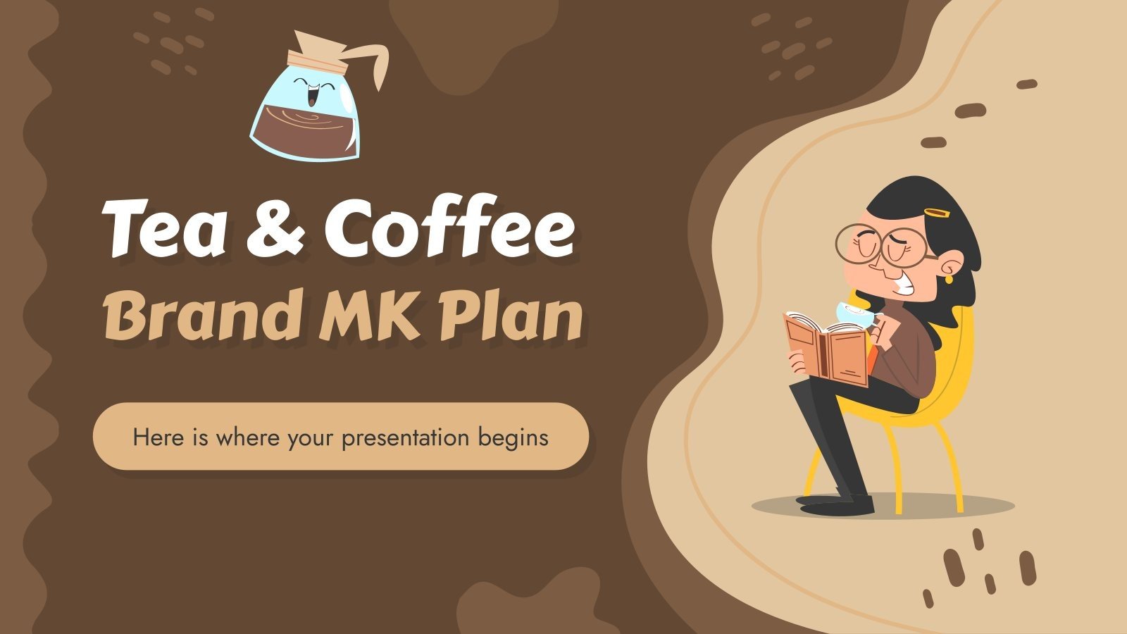 Tea & Coffee Brand MK Plan | Google Slides & PowerPoint