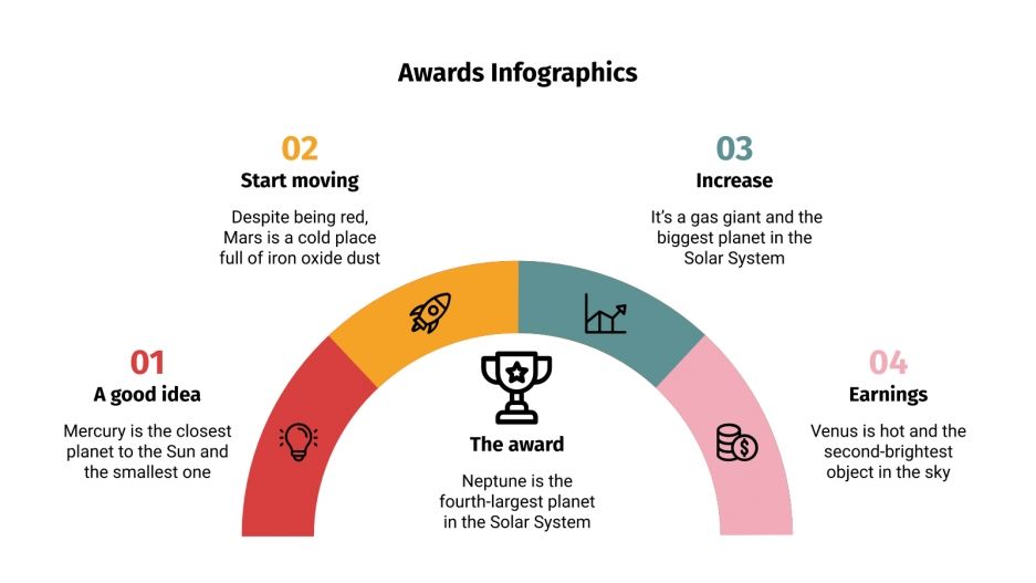 Free Awards Infographics for Google Slides and PowerPoint
