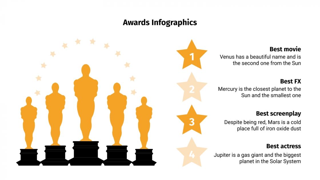 Free Awards Infographics for Google Slides and PowerPoint