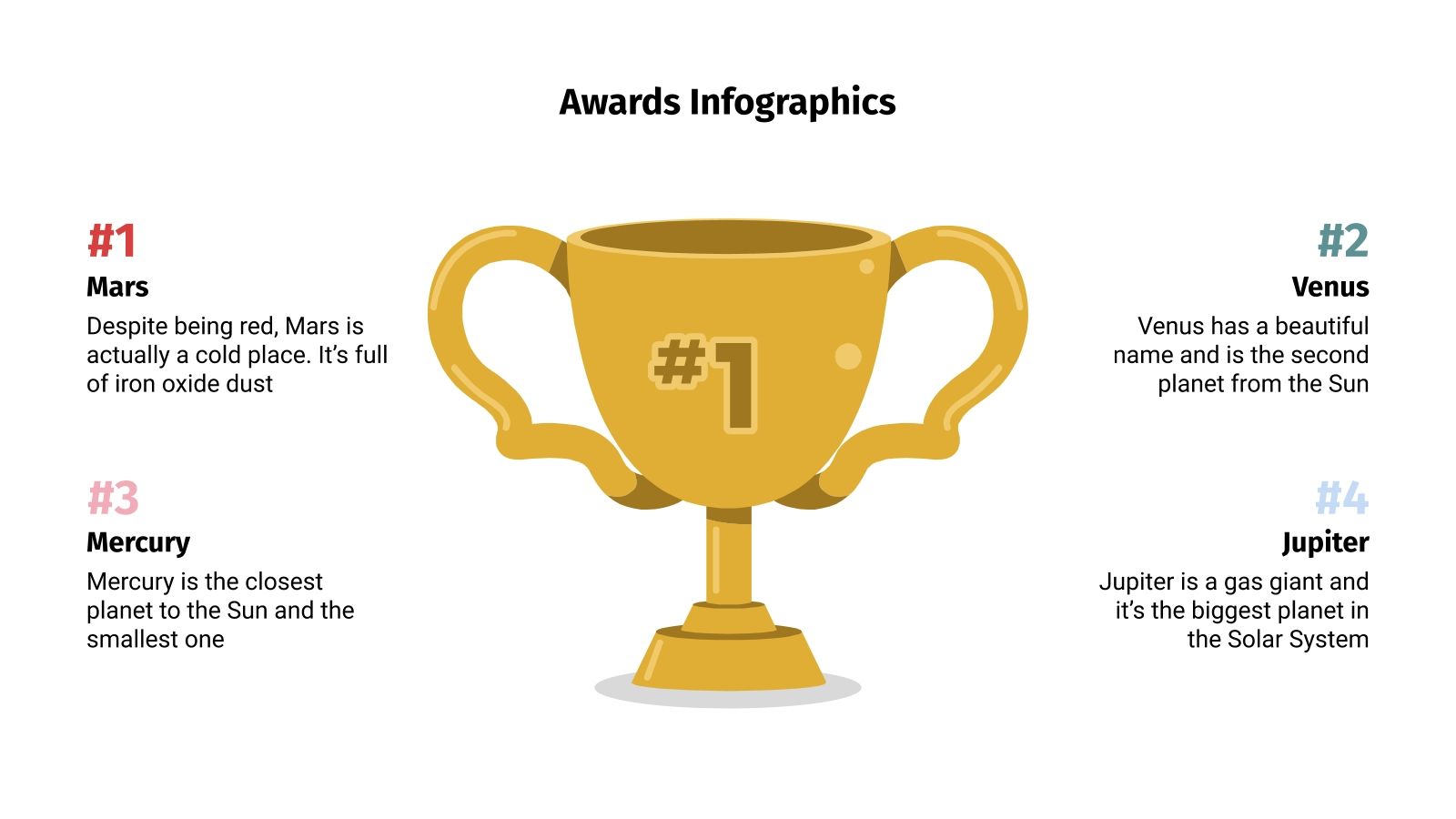 Free Awards Infographics for Google Slides and PowerPoint