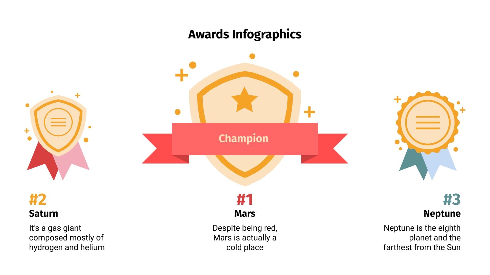 Free Awards Infographics for Google Slides and PowerPoint