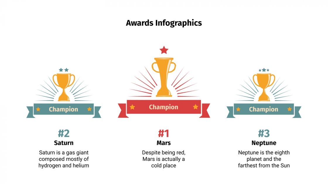 Free Awards Infographics for Google Slides and PowerPoint