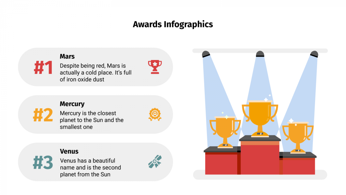 Free Awards Infographics for Google Slides and PowerPoint