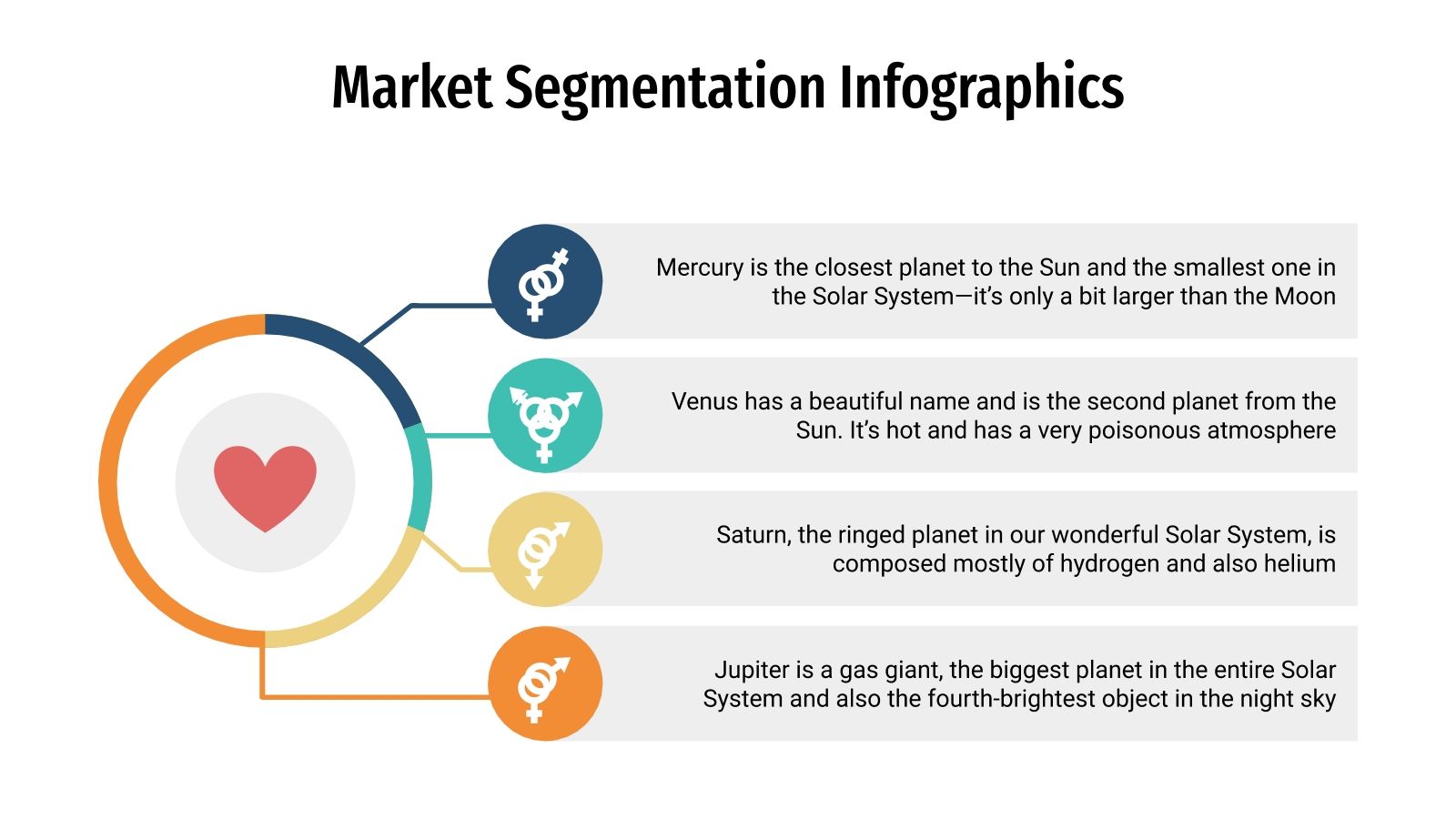 Infografik Marktsegmentierung | Google Slides & PowerPoint