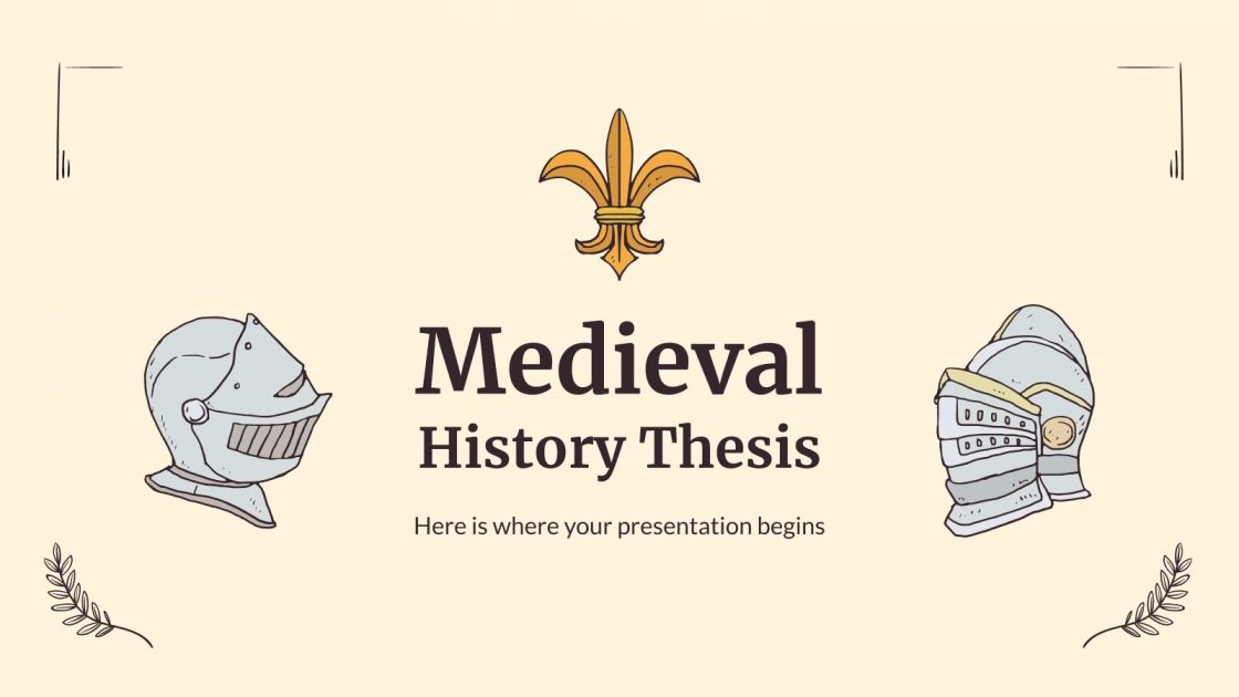 Medieval History Thesis Google Slides & PowerPoint template