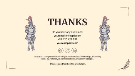 Medieval History Thesis Google Slides & PowerPoint template