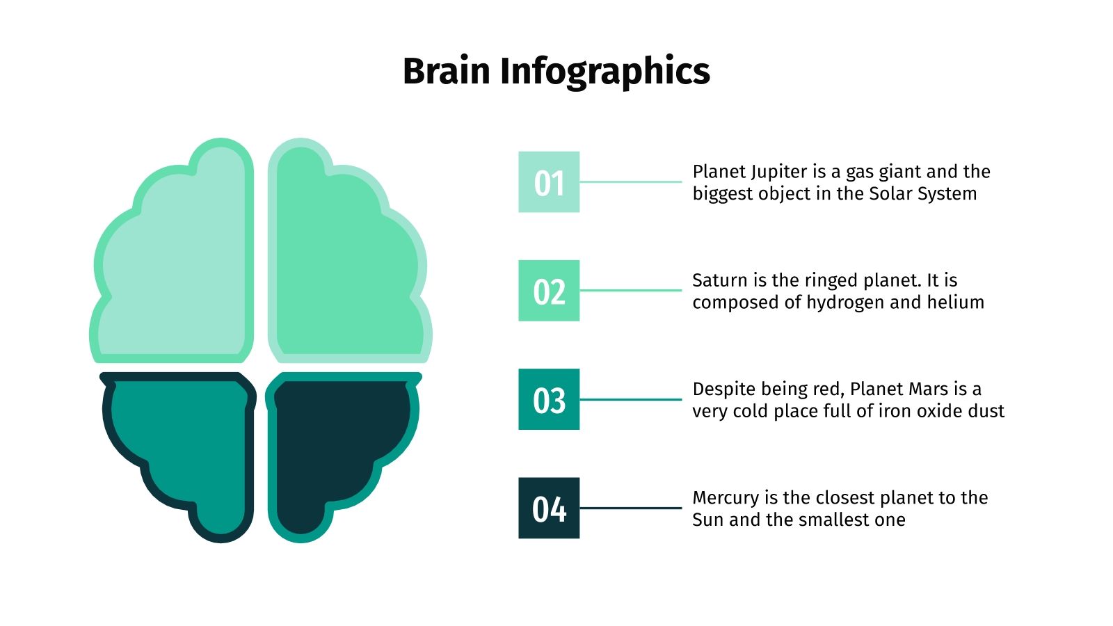 Brain Infographics for Google Slides & PowerPoint