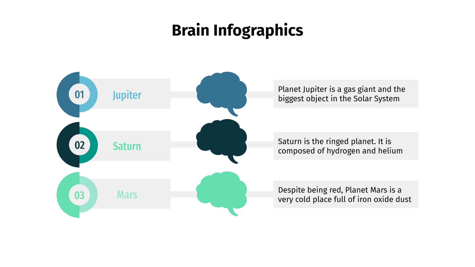 Brain Infographics for Google Slides & PowerPoint
