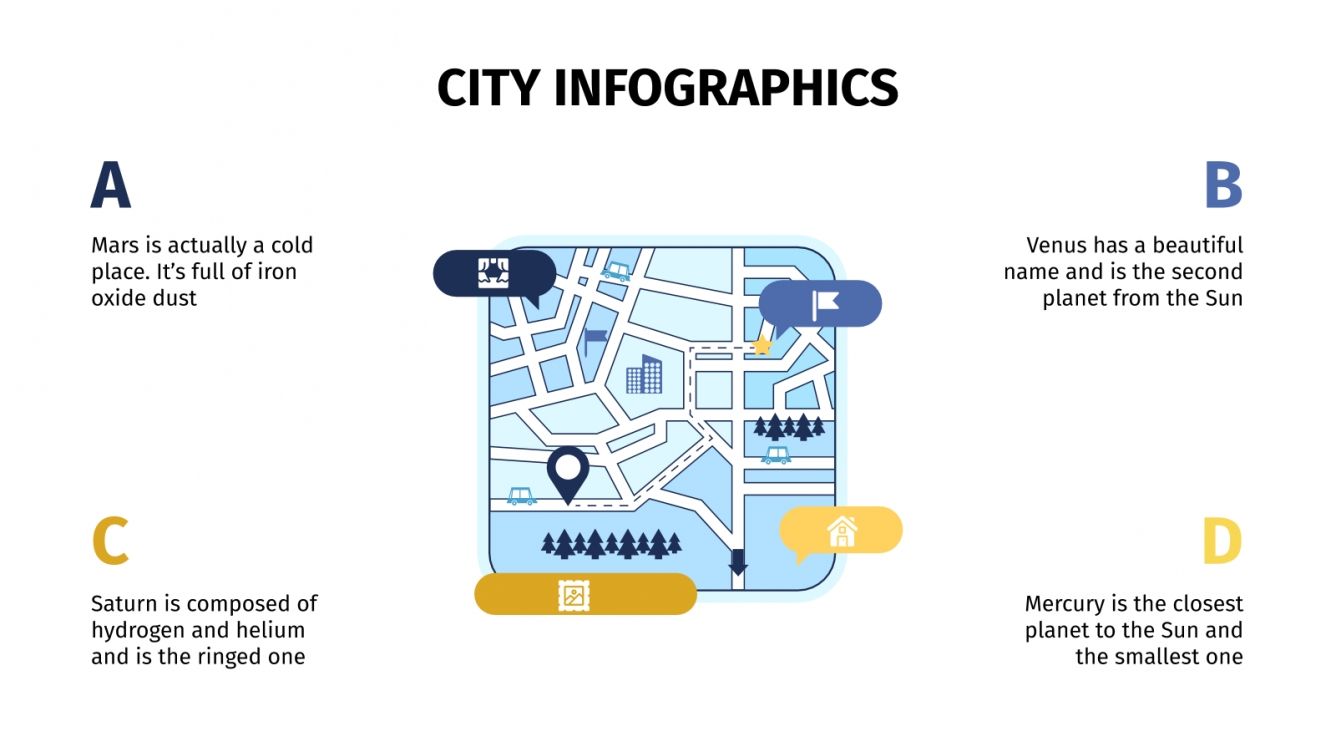 Free City Infographics for Google Slides and PowerPoint