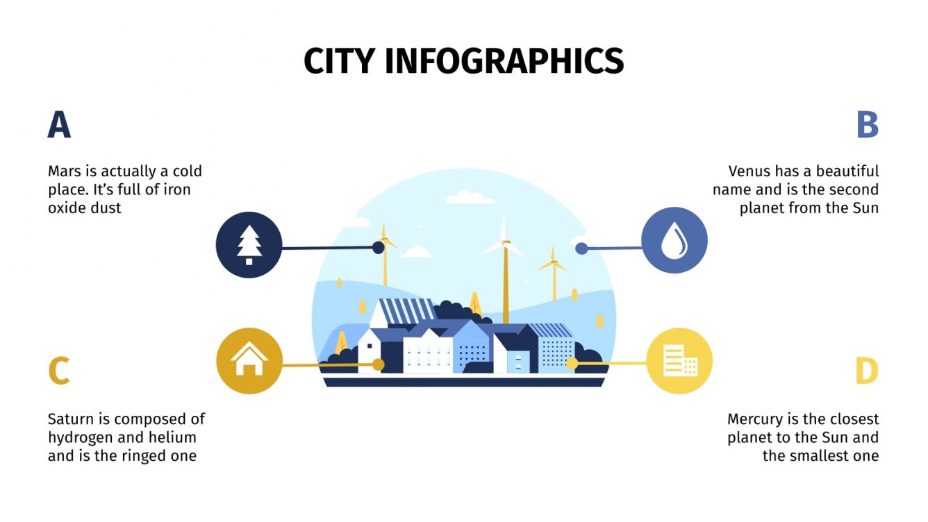 Free City Infographics for Google Slides and PowerPoint