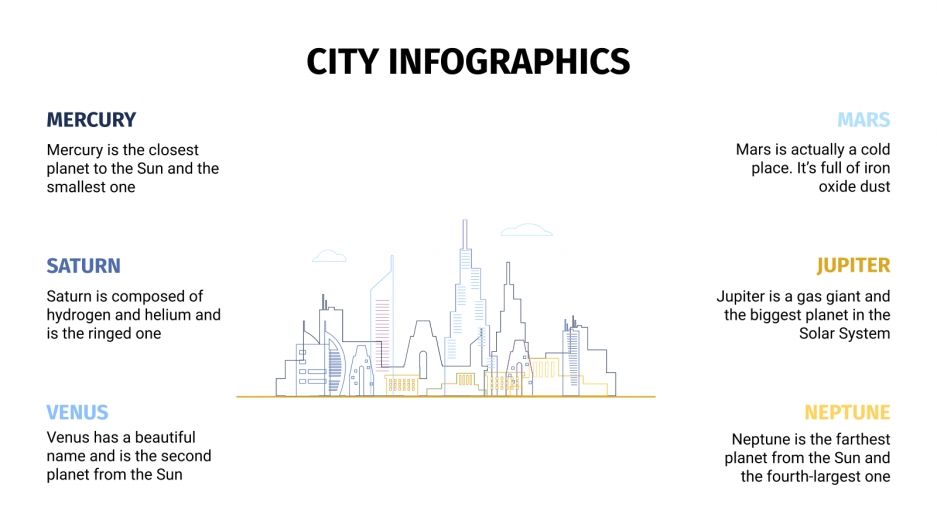 Free City Infographics for Google Slides and PowerPoint