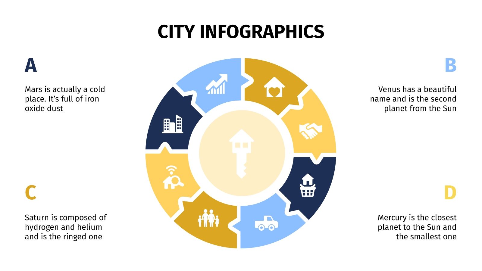 Free City Infographics for Google Slides and PowerPoint