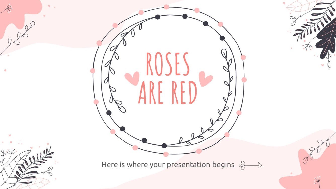 Roses Are Red Google Slides theme & PowerPoint template