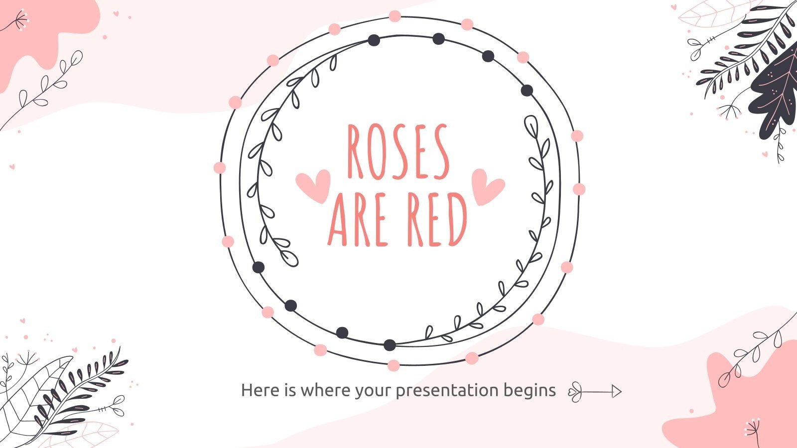 Roses Are Red Google Slides theme & PowerPoint template