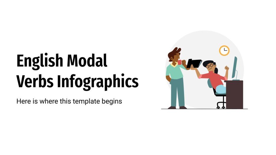 English Modal Verbs Infographics | Google Slides & PPT