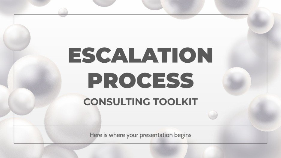 Escalation Process Consulting Toolkit | Google Slides & PPT