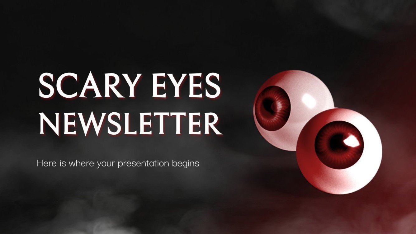 Free scary style Google Slides and PowerPoint templates