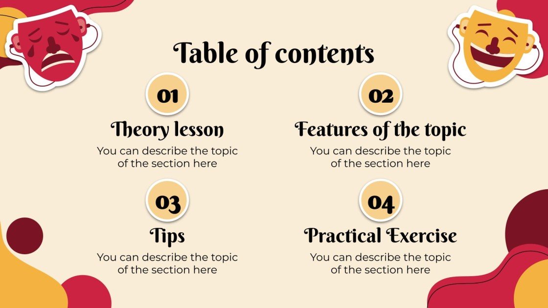 Types of Drama Workshop | Google Slides & PPT