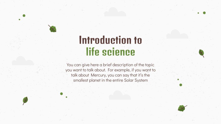 Science for Elementary: Life Science | Google Slides & PPT
