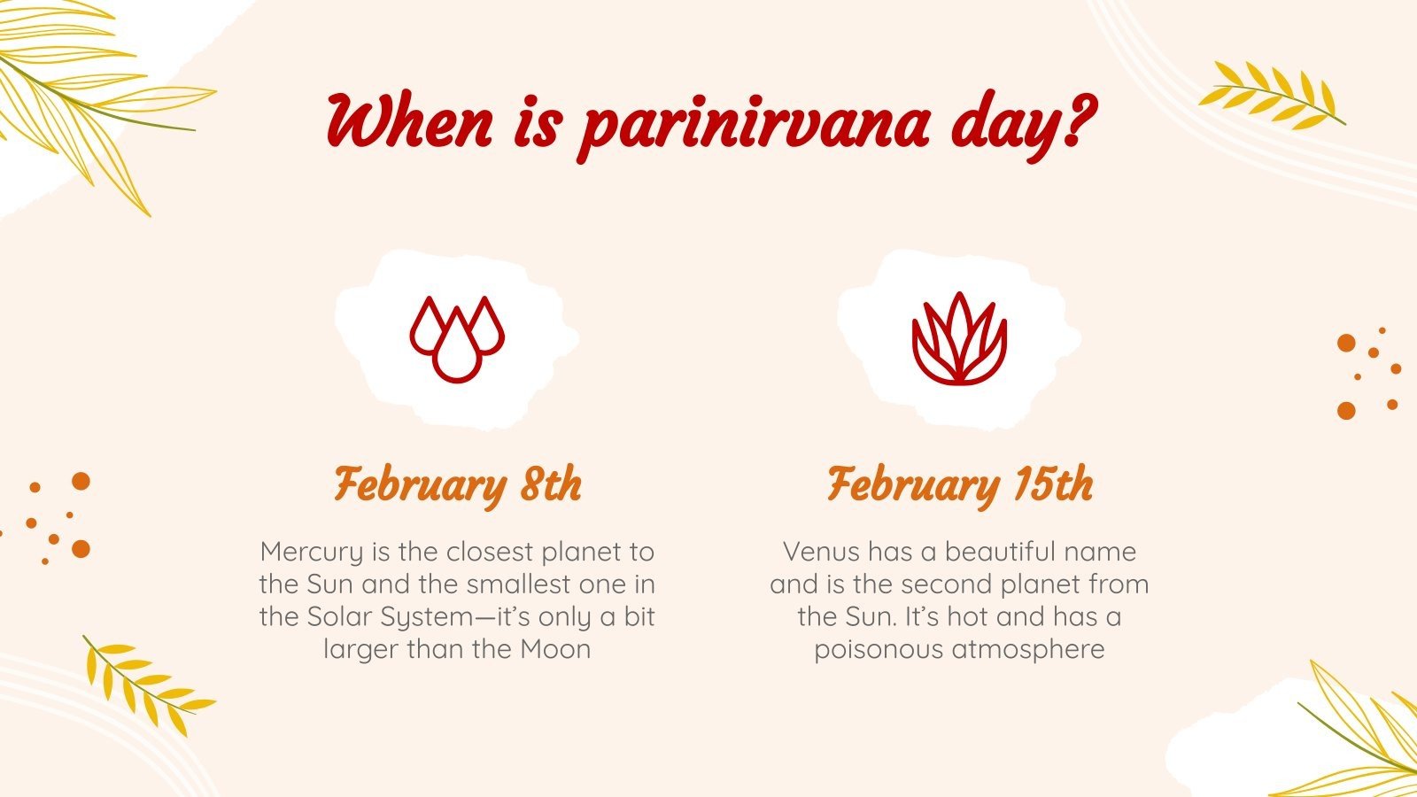 Parinirvana Day | Google Slides & PowerPoint