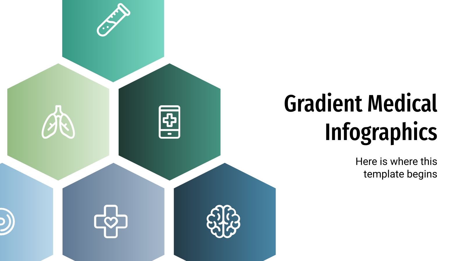 Free Gradient Medical Infographics for Google Slides and PPT