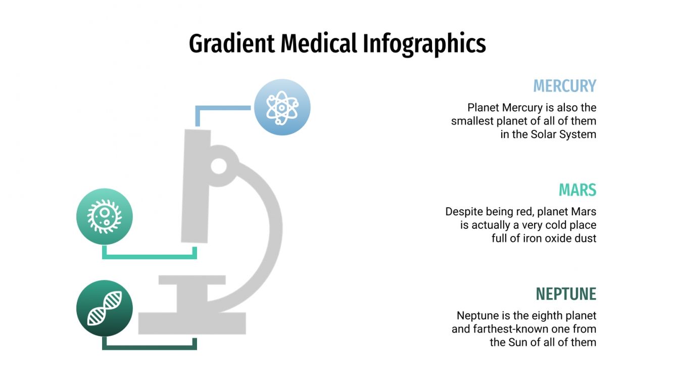 Free Gradient Medical Infographics for Google Slides and PPT