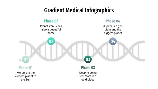 Free Gradient Medical Infographics for Google Slides and PPT