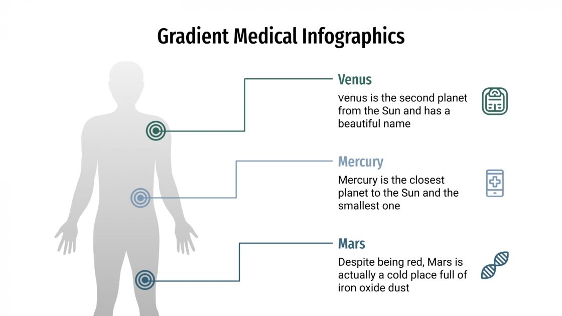 Free Gradient Medical Infographics for Google Slides and PPT