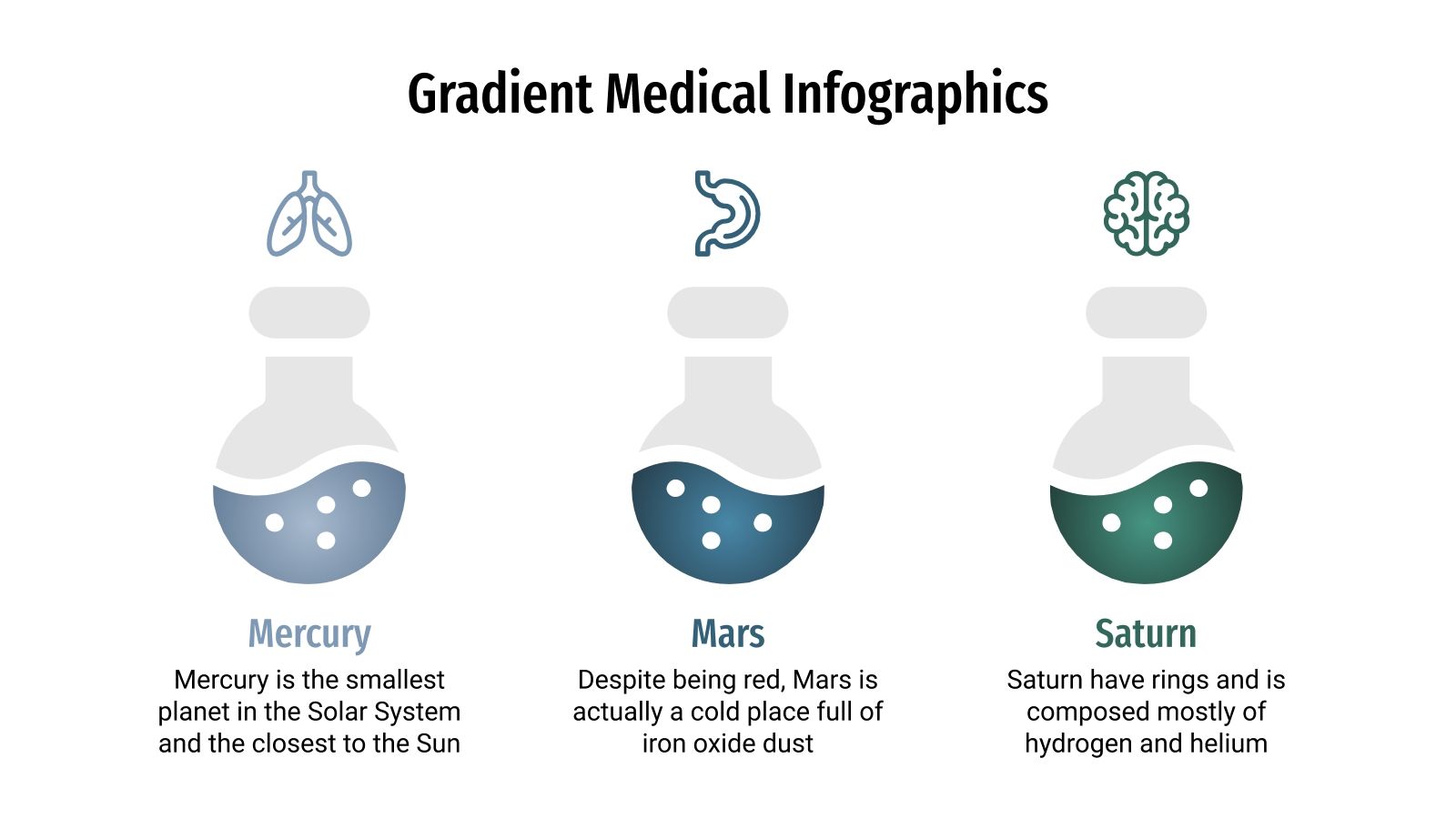 Free Gradient Medical Infographics for Google Slides and PPT