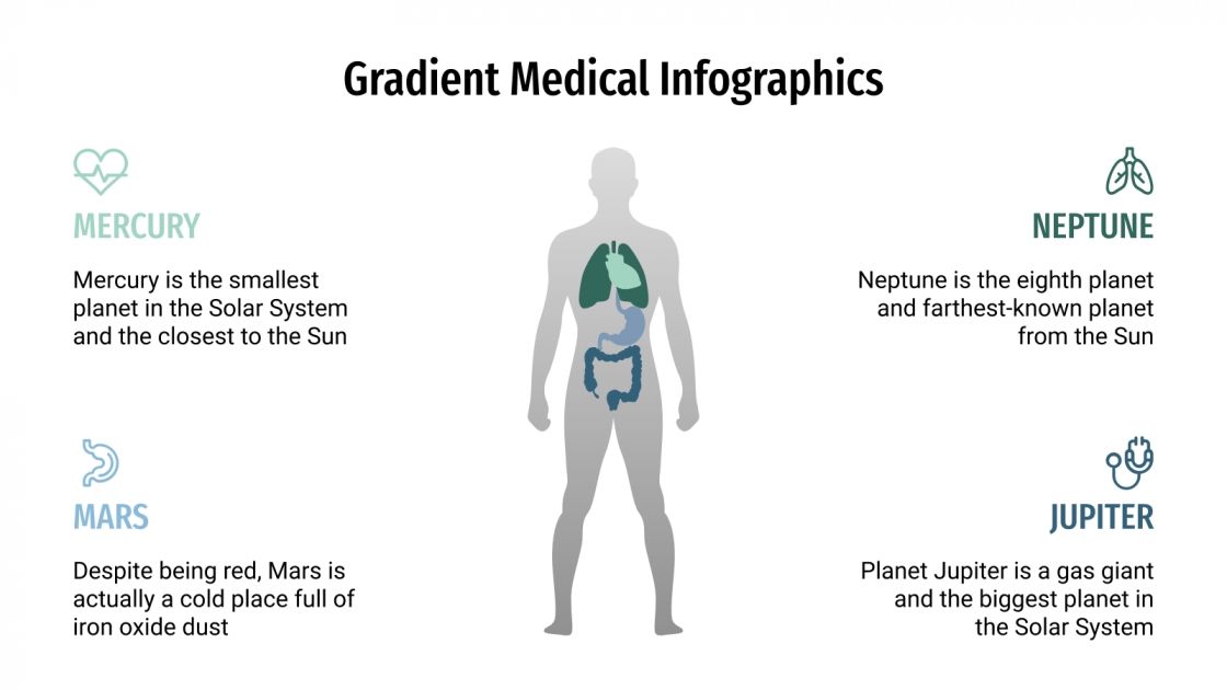 Free Gradient Medical Infographics for Google Slides and PPT