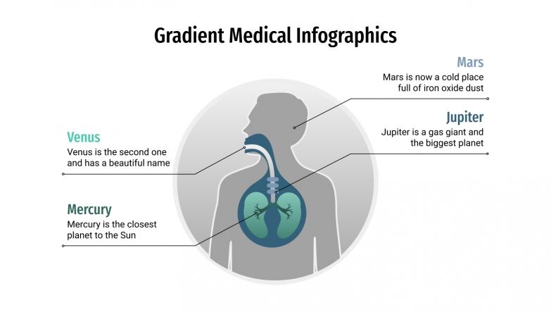 Free Gradient Medical Infographics for Google Slides and PPT