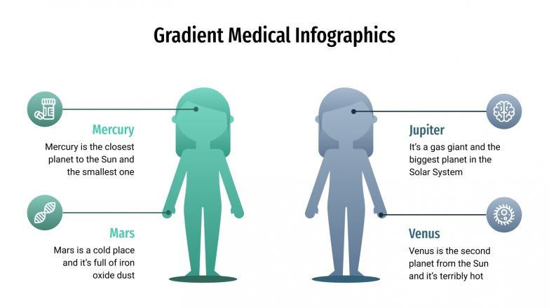 Free Gradient Medical Infographics for Google Slides and PPT
