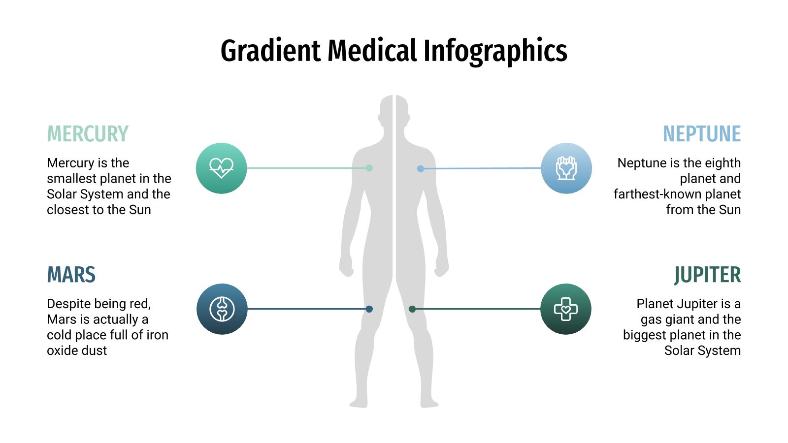 Free Gradient Medical Infographics for Google Slides and PPT
