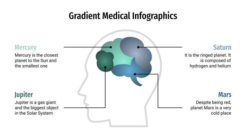 Free Gradient Medical Infographics for Google Slides and PPT