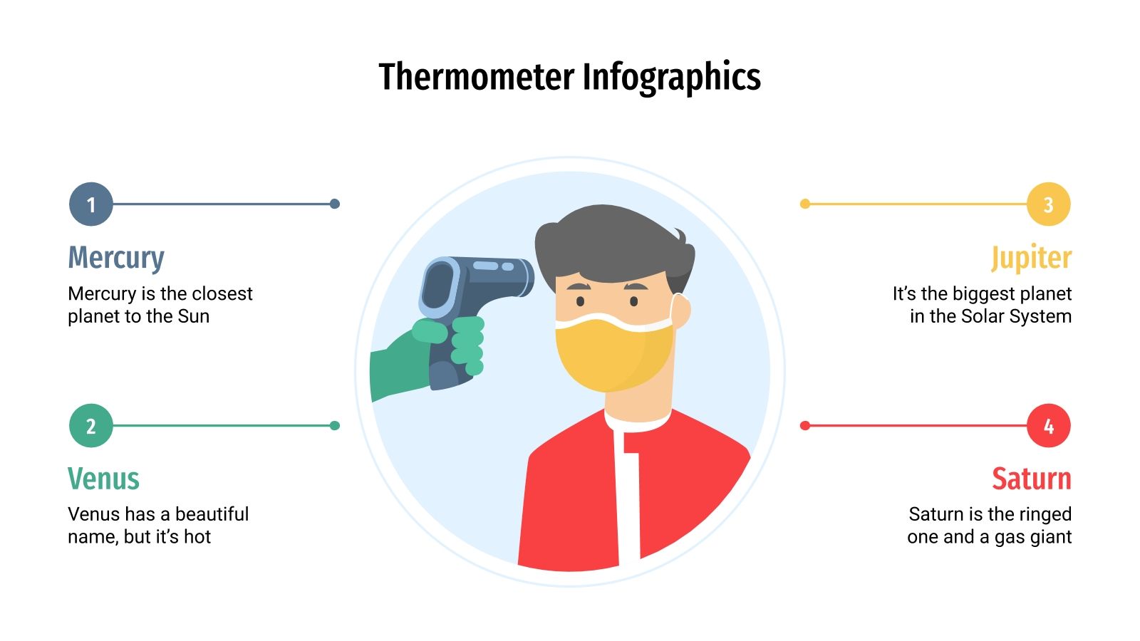 Thermometer Infographics for Google Slides and PPT