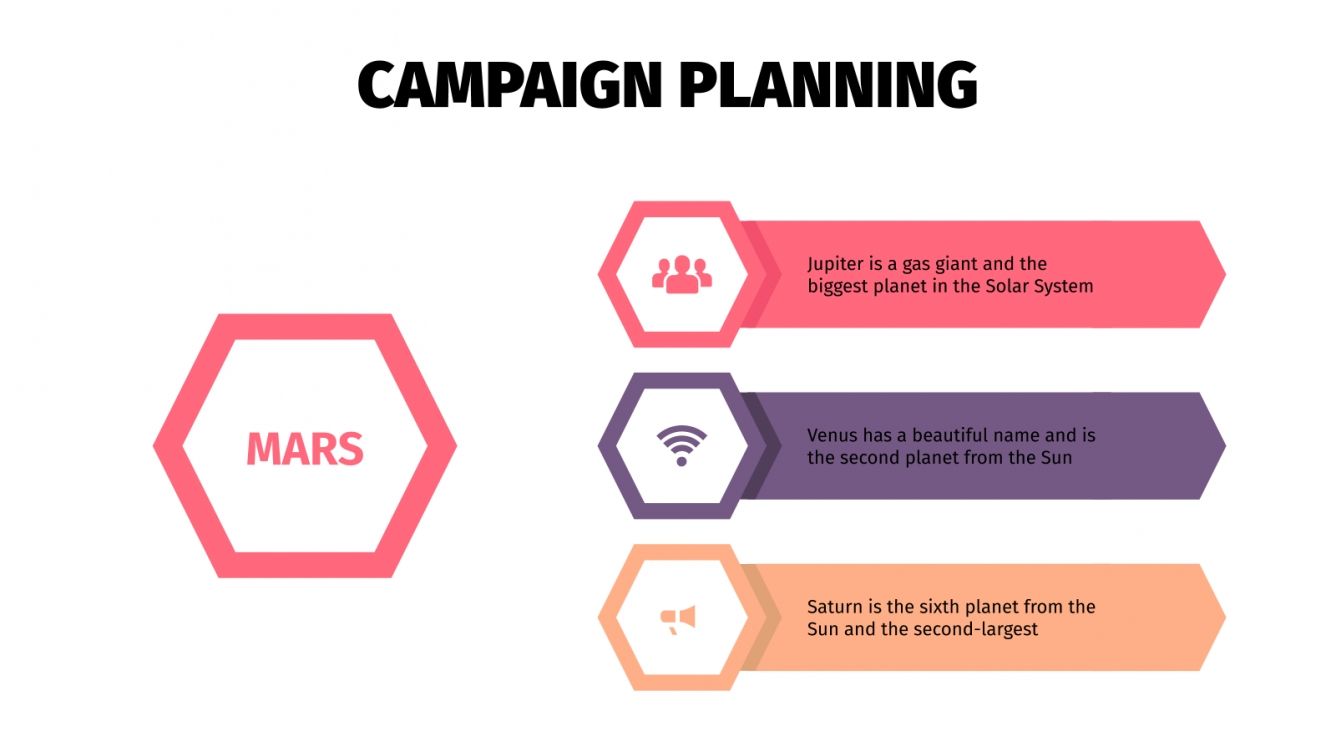 Free Campaign Planning Infographics for Google Slides and PPT