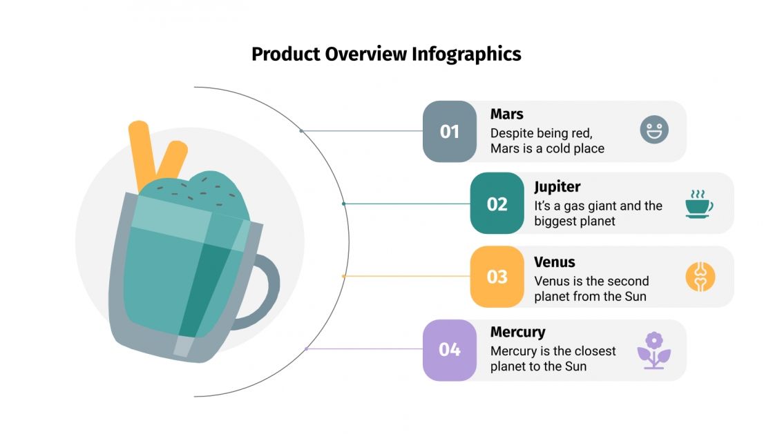 Free Product Overview Infographics for Google Slides and PPT