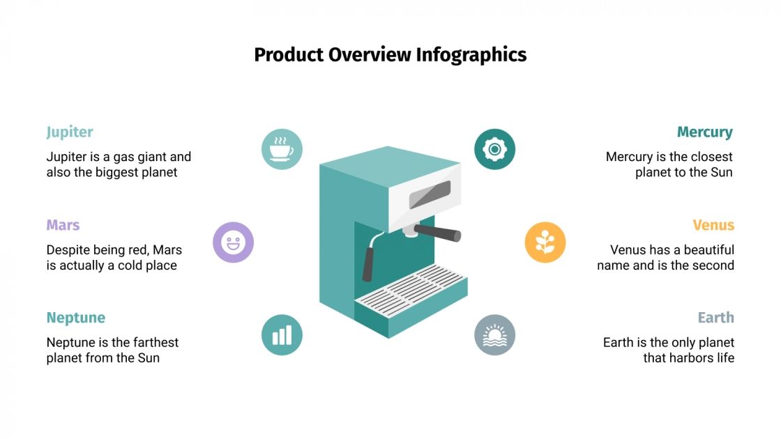 Free Product Overview Infographics for Google Slides and PPT